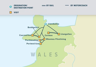 Wales Train Tours | Rail Vacations in Wales