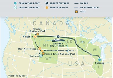 Yellowstone Tours & Vacations | Train to Yellowstone National Park