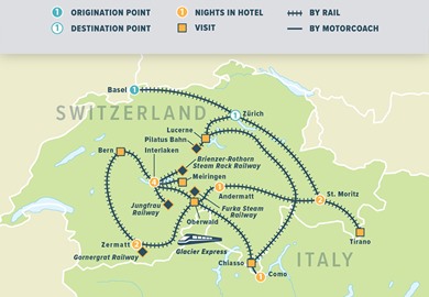 Switzerland Train Tours | Switzerland Vacation Packages