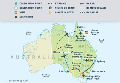 The Ghan | Vacations by Rail