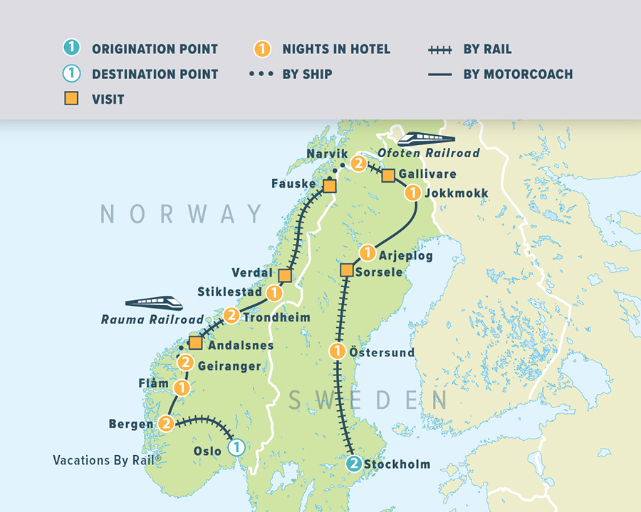 Norway and Sweden Tour | Arctic Circle Express